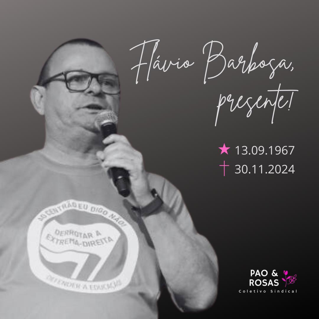 Flávio Barbosa, presente! - Esquerda Online